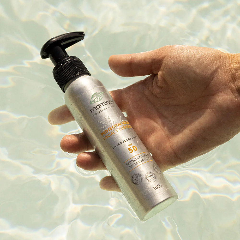 Protector solar natural facial y corporal – Maminat